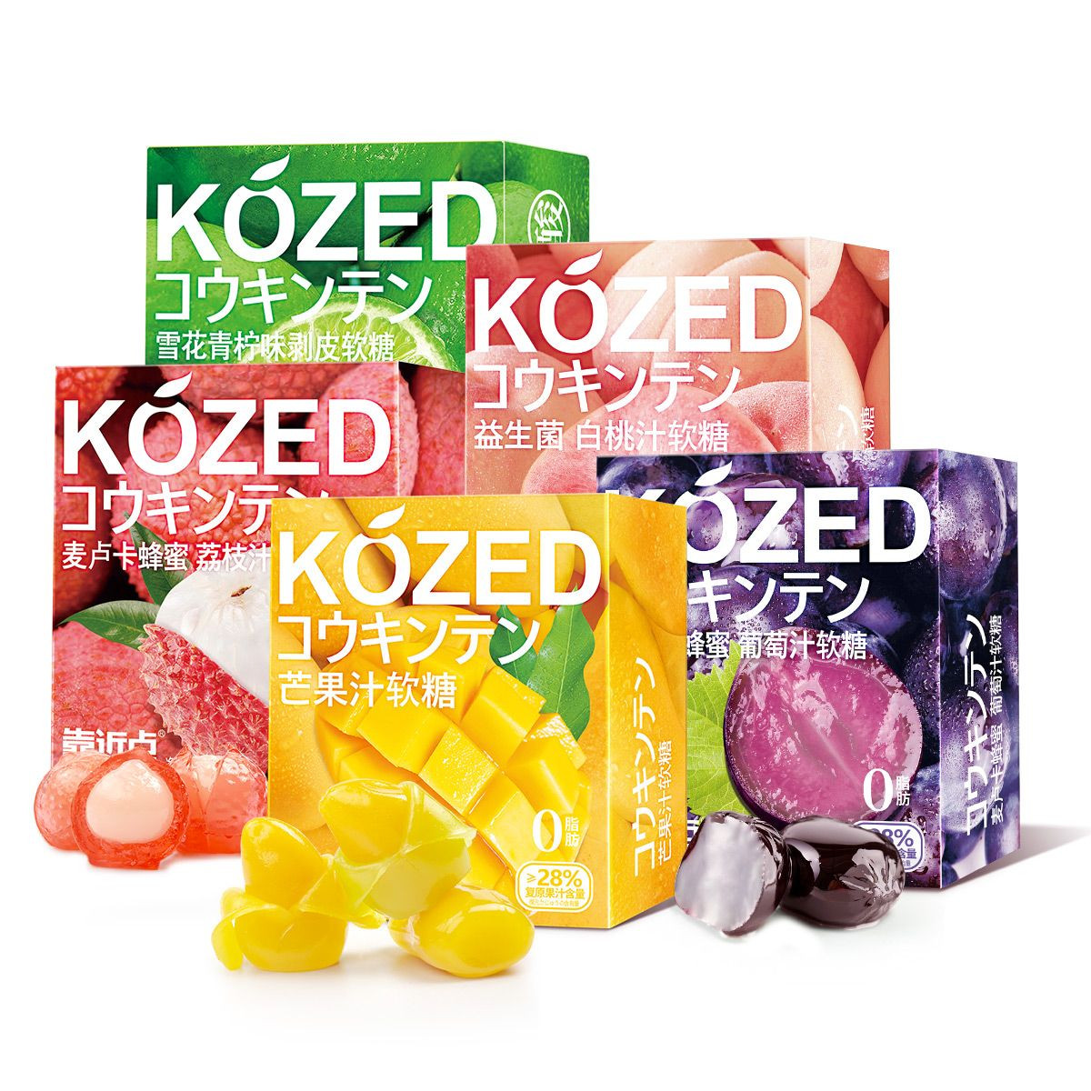 Buy Kozed Boxed Peeling Gummies from Guangdong Jinjin Food Technology ...