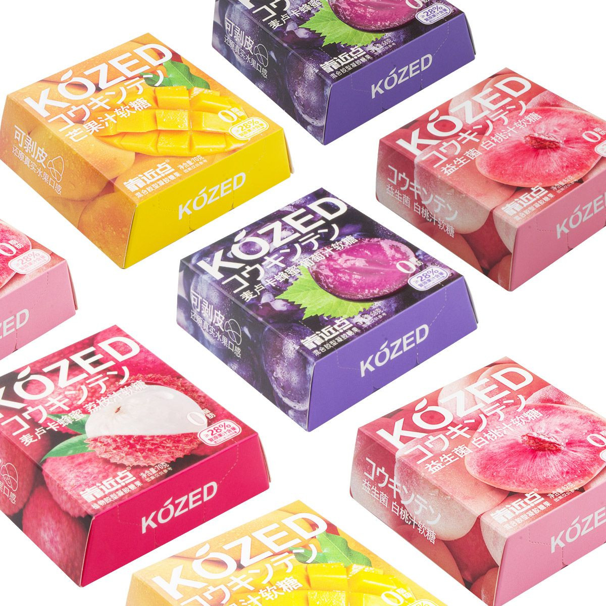 Buy Kozed Boxed Peeling Gummies from Guangdong Jinjin Food Technology ...