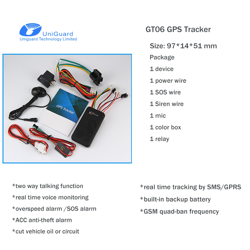 Buy Gt06 Gps Tracker from UniGuard Technology Limited, China ...