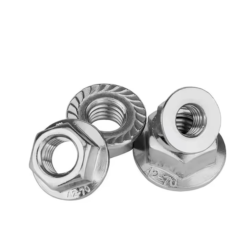 Buy Din6923 Hex Flange Nut Stainless Steel 201 304 316 High Quality Nut ...