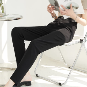 Buy Cool Nine-point Suit Pants Women's Summer Thin Casual Harlan Ice ...