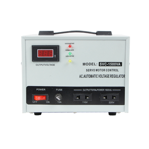 Buy 1500va Avr 220v Ac Voltage Stabilizer 3 Phase 380v Ac Compensated ...