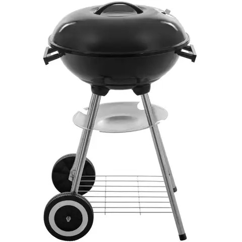 Buy 17inch Round Kettle Grill Charcoal Barbecue Bbq Grill With Lid And ...