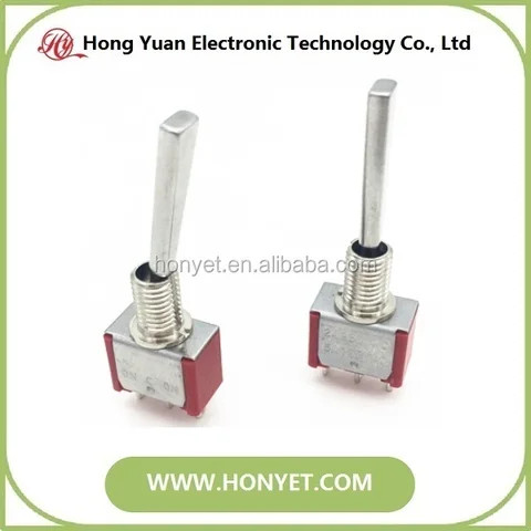 Buy 3pin On-off-on Long Bat Toggle Switch from Dongguan Hongyuan ...