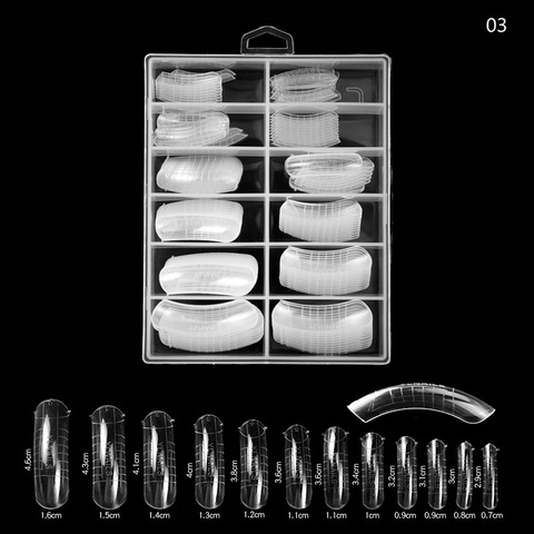 Buy 7 Styles Designs Nail Poly Gel Builder Mold Quick Building Form ...