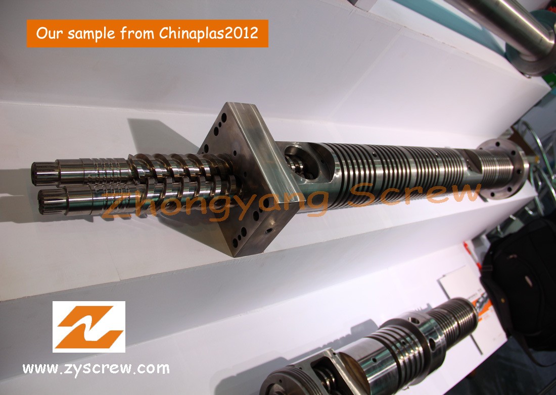 Buy 90mm Parallel Twin Screw And Barrel from Zhejiang Zhongyang Screw ...