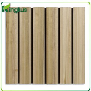 Buy Acoustic Wall Panels Linear Wood Ceiling Acoustic Wall Panel For ...