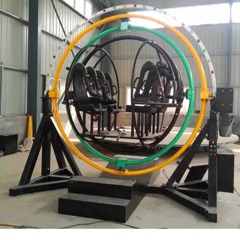 Buy Amusement Park Ride Space Ring Human Gyroscope Rides For Sale ...
