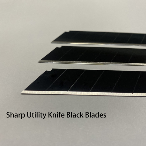 Buy Best Quality 18mm Black Blades Office Box Cutter Snap Off Blade ...