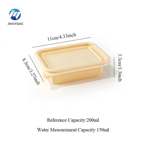 Buy Biodegradable Corn Starch Food Packing Box Disposable Food ...