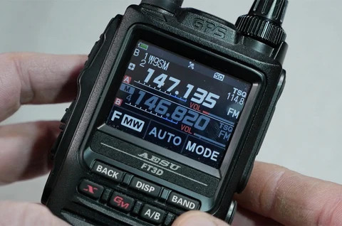 Buy Bluetooth Yaesu Ft3d Ft3dr 5w Rf Am Fm Dual Band Waterproof Analog ...