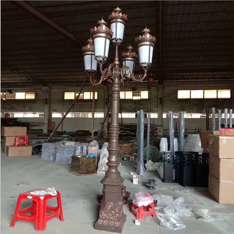 Buy Classic Cast Iron Street Lamp Post Pole For Garden Outdoor from Ddk ...