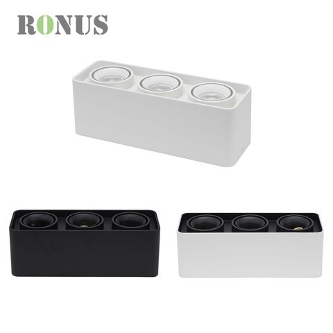 Buy Commercial Cob 9w Surface Mounted Square Downlight Led 360 Rotation ...