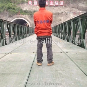 Buy Compact 100/200 Bailey Bridge, Portable Steel Bridge from Jiangsu ...