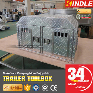 Buy Custom Dual 2mm Aluminium Checker Plate Dog Boxes Truck Toolbox ...