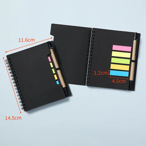 Buy Custom Gift Kraft Paper Cover Spiral Notebook Logo Wholesale New ...