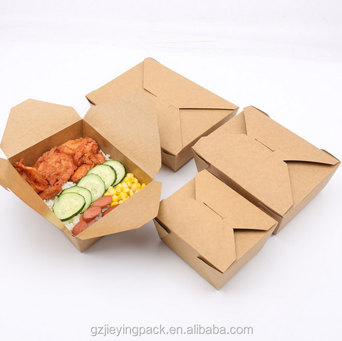 Buy Custom Printed Disposable Paper Take Away Craft Box For Hot Food ...