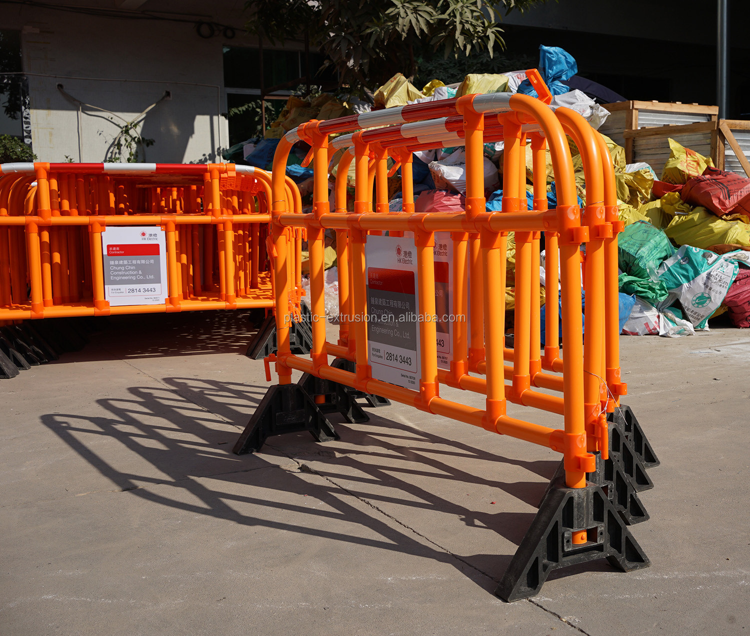 Buy Custom Pvc Barrier Guardrail For Pedestrian Longitudinal ...