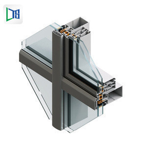 Buy Customized Size Invisible Frame Curtain Wall, Visible Frame Curtain ...