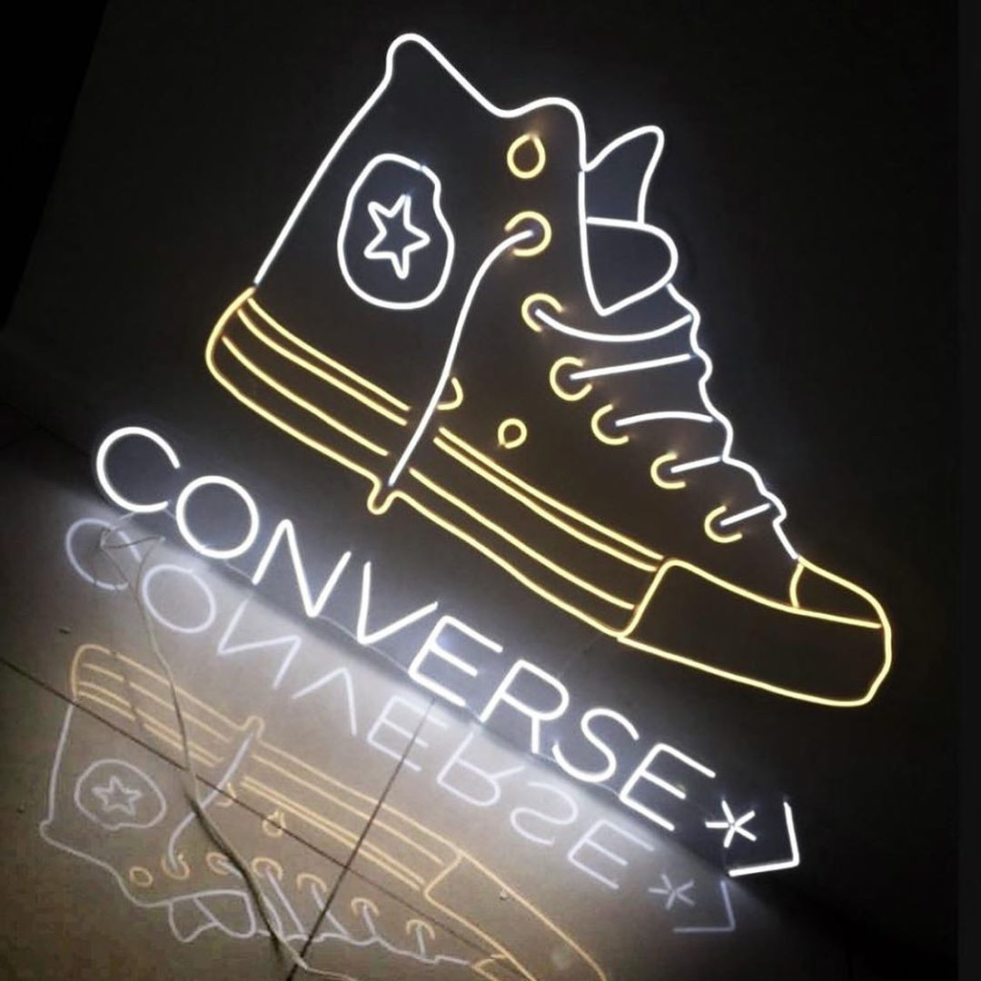 Buy Electronic Shop Logo Sport Neon Shoe Light Sneaker Led Customized ...