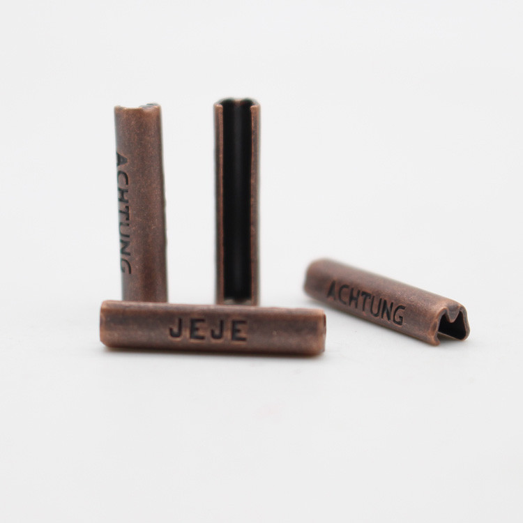Buy Engraving Logo Metal Copper Aglet For Shoe Laces from (HZ) Yiusing ...