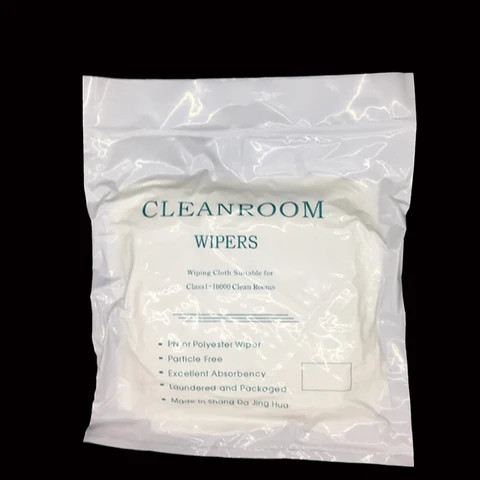 Buy Esd Cleanroom Wipers Custom Screen Cleaning Camera Lens 100% ...