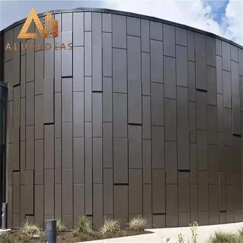 Buy Exterior Wall Building Facades Aluminium Sandwich Board Acp Acm ...