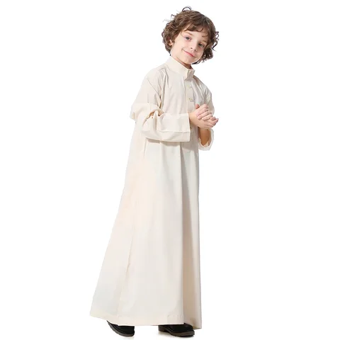 Buy Factory Abaya Traditional Islamic Thobe For Children Middle East Al ...