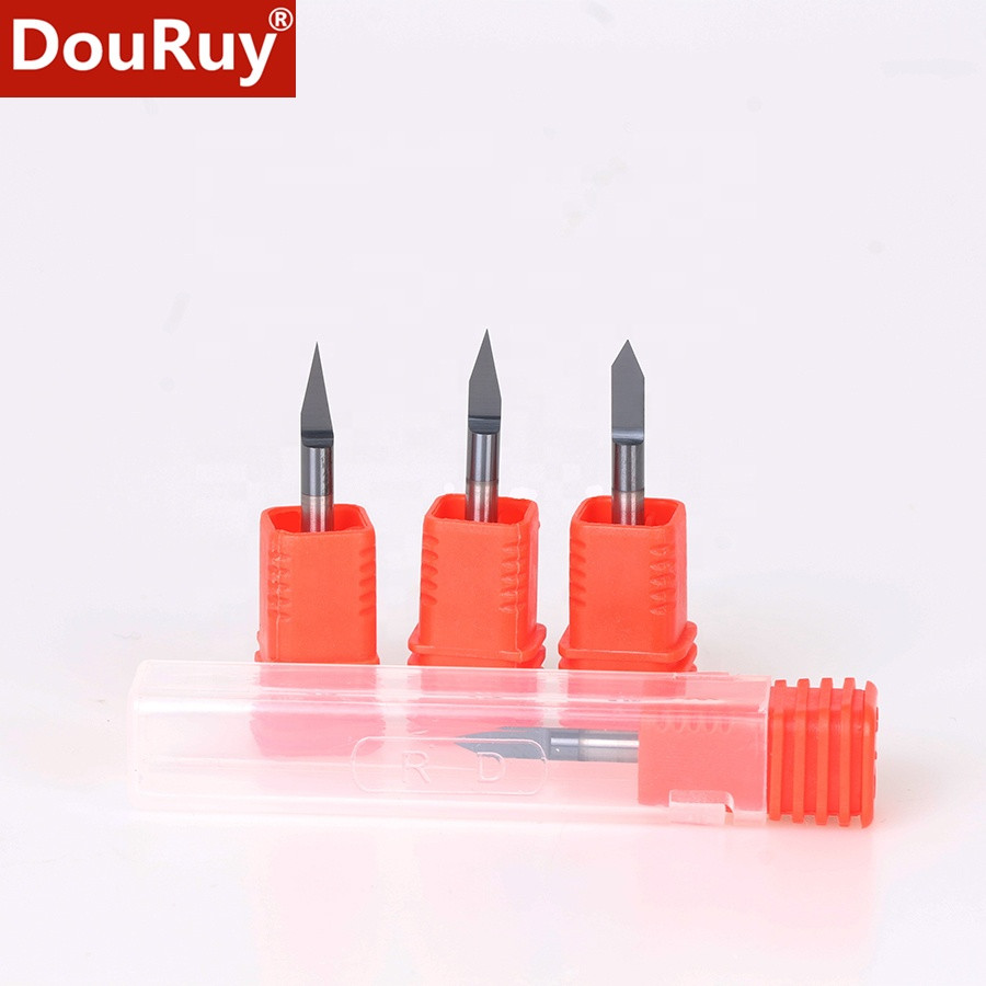 Buy Flat Bottom Cnc Metal Engraving Bit Flat Milling Cutter With Metal ...