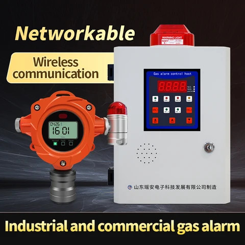 Buy Gas Monitor Alarm High Sensitive Fixed Gas Detector Toxic Gas Leak ...