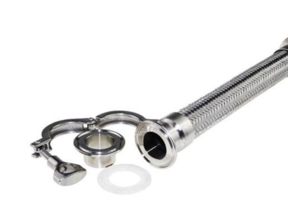 Buy Gas Oil Water High Pressure Dn25 Stainless Steel Tri Clamp Flexible ...