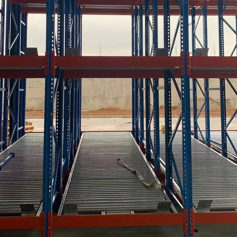 Buy Gravity Roller Flow Pallet Rack System Steel Warehouse Storage ...