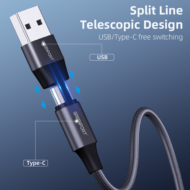 Buy Greenport 6 In 1 Pd 60w Magnetic Charging Cable 3a Usb C To Laptop ...