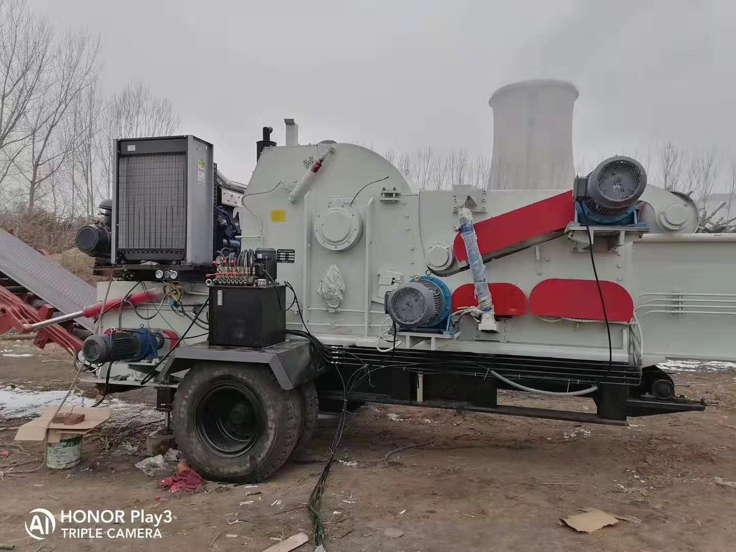 Buy Heavy Duty Big Wood Chipper Bx-2113d Movable Diesel Engine Wood ...