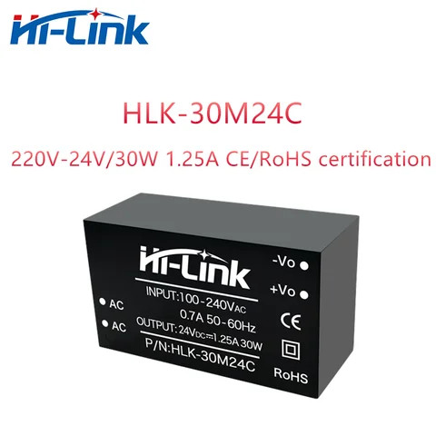 Buy Hi-link Ac-dc Isolated Power Supply Module Hlk-30m24c 220v To 24v 1 ...
