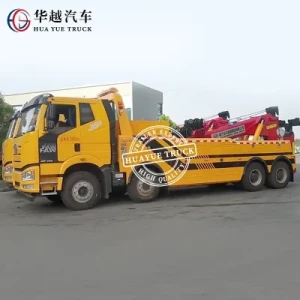 Buy Hot Selling Faw J6p Heavy Duty 8x4 420hp 50 Road Rescue Towing ...