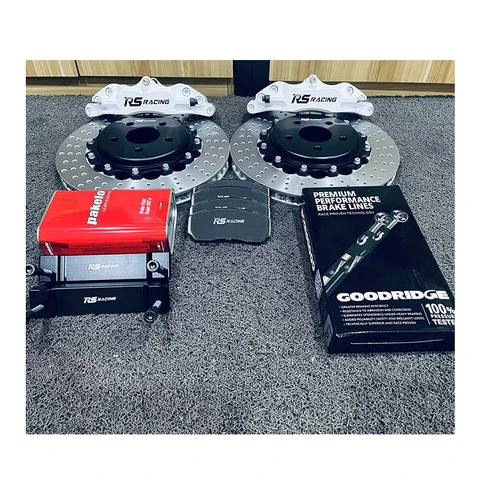 Buy Koko Racing Car Brake Kit 4 Pot Brake Caliper 330* Universal Auto ...