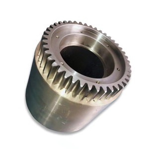 Buy Large Diameter Ring Gear For Ball Mills Long Life Pinion Shaft ...