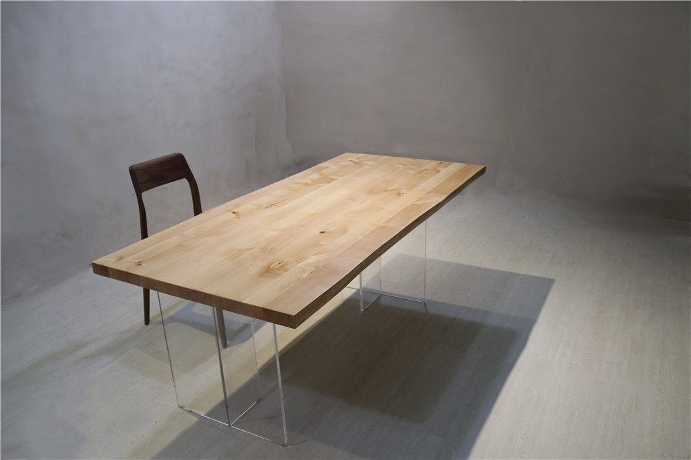 Buy Live Edge Birch Solid Wood High Quality Slab Dining Table/multiple ...