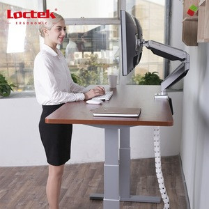 Buy Loctek Et201 Electric Dual-motor Height Adjustable Lift Sit Stand ...