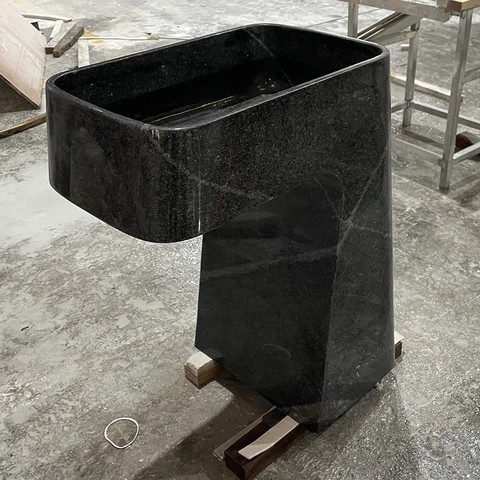 Buy Luxury Floor Standing Hand Wash Basin Custom Design Thunderbolt ...