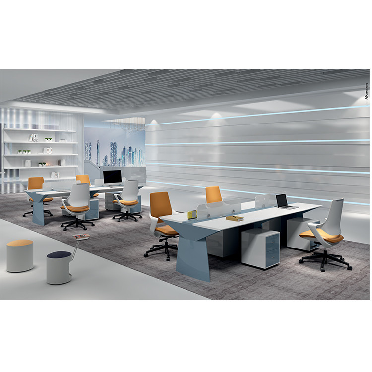 Buy Luxury High Tech Company Workstations Open Office Staff Workstation ...