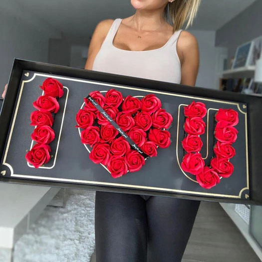 Buy Luxury Rectangular Flower Gift Box Preserved Mother Day Gift Box