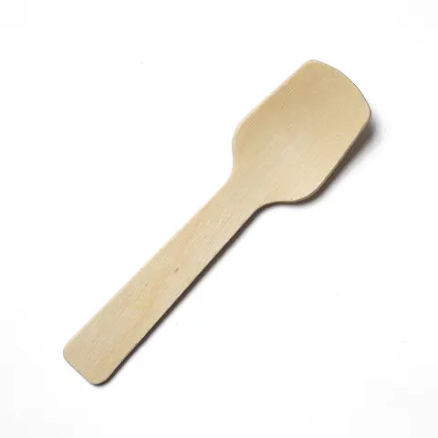 Buy Mini Spoon 95mm Single-use Flatware Wooden Spoon For Meals Oem ...