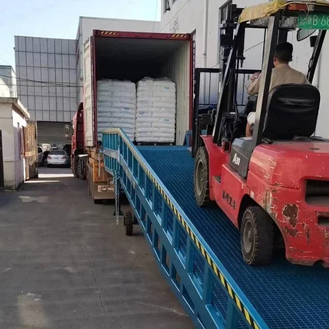 Buy Mobile Loading Dock Ramp Steel Container Loading Platform Forklift Ramp from Shandong Kirin ...