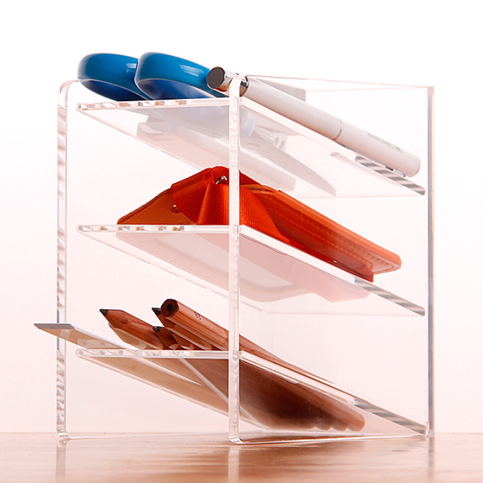 Buy Modern Clear Acrylic Letter Mail Sorter,acrylic Pen And Pencil ...