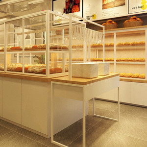 Buy Modern Design Cake Storage Cabinet Showcase Customized Glass Bread ...