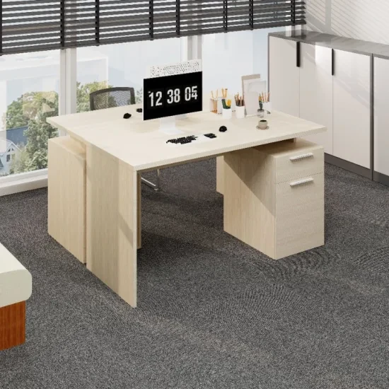 Buy Modern Home Office Computer Desk Wooden One Person Office Furniture ...