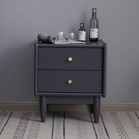 Buy Modern Luxury Bedside Cabinet Bedroom Cabinets & Chests Wood ...