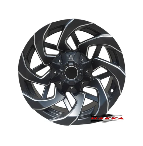 Buy Multi Column Internal Concavity Black Car Wheel Hub 15 16 17 Inch 6 ...